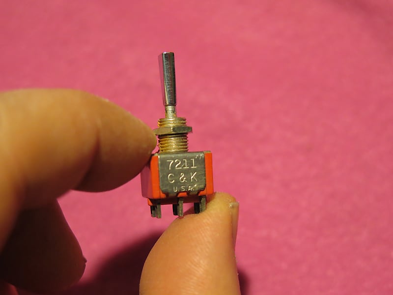 C&K 7211 MADE IN USA mini 3-position switch for luthier | Reverb