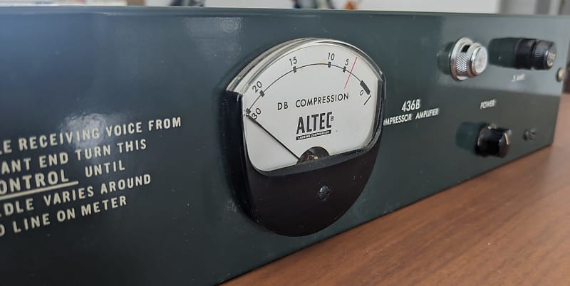 Altec 436B Compressor Amplifier 1960s - Green | Reverb