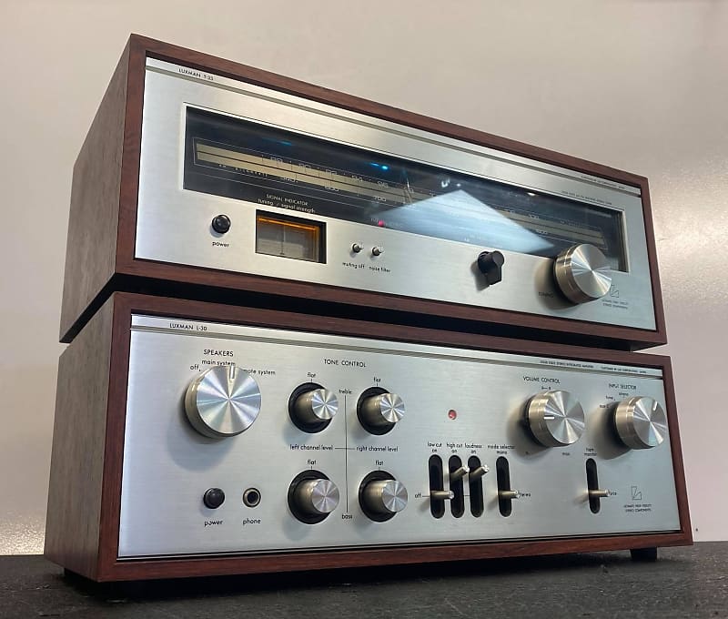 Luxman L-30 Solid State Integrated Amplifier & T-33 FM | Reverb Canada
