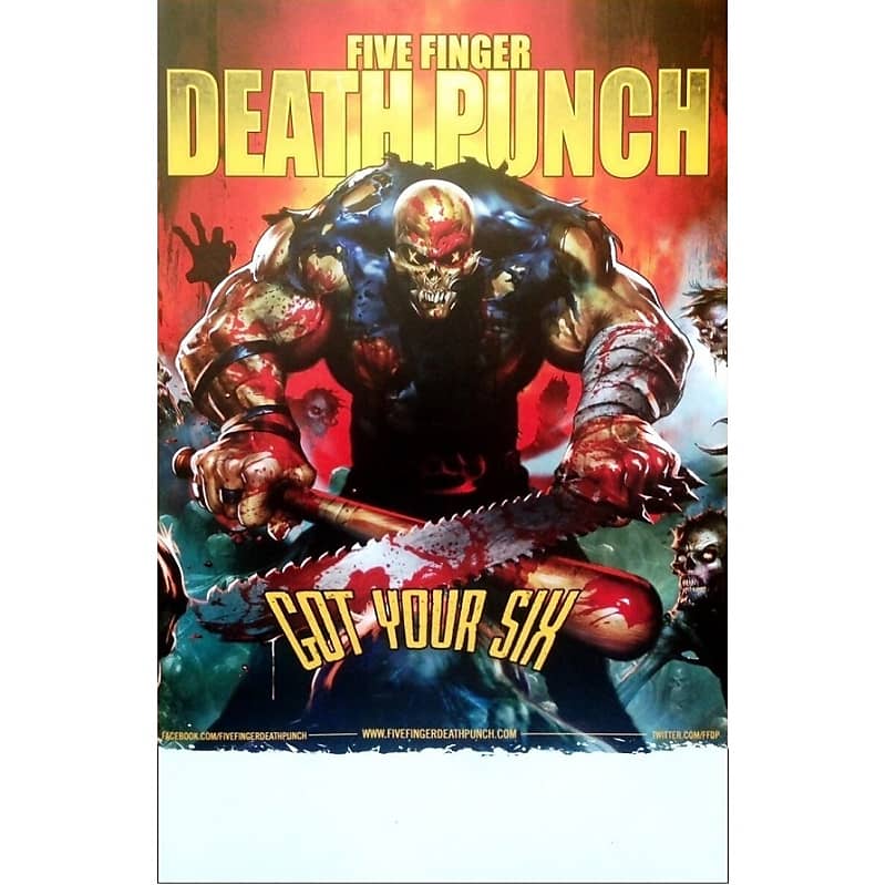 FIVE FINGER DEATH PUNCH - Got Your Six Ltd Ed New Rare Tour | Reverb