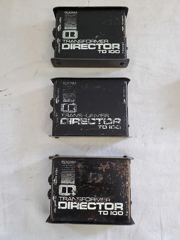 Rodam TD-100 Transformer Director - Bundle of 3 DI Boxes - | Reverb