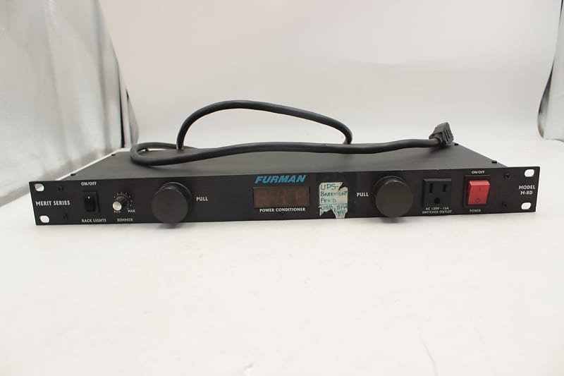 Furman M 8d Power Conditioner And Surge Protector W Pull Out Reverb