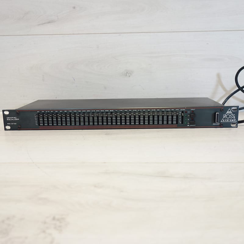 Ross Systems RX-31M 3rd Octave 31 band graphic equalizer | Reverb