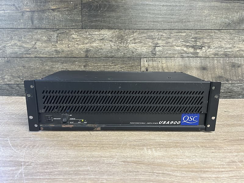 QSC USA 900 2-Channel Power Amplifier #1478 | Reverb