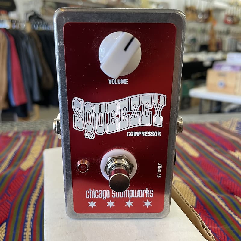 Chicago Stompworks Squeezey Compressor - Red | Reverb UK