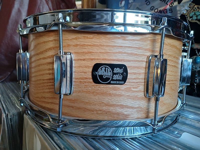 13x6 Red Oak steam bent 2 ply semi-solid snare drum by Erie | Reverb