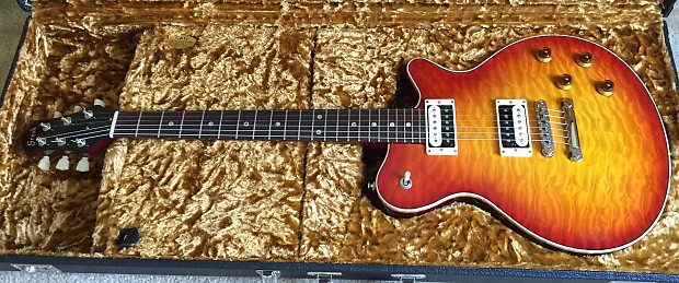 Don Grosh Set Neck Custom 2009 Quilted Cherry | Reverb