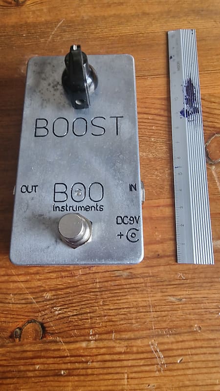 Boo Instruments Boost mid 2010s - Plain Metal | Reverb