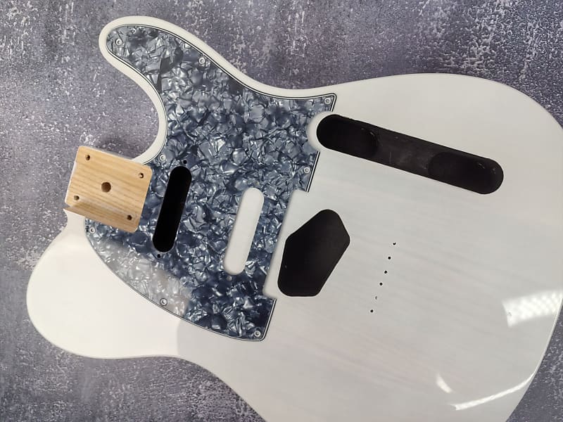 T Style 2x Single Rout Pickguard Grey Pearl, Scratch | Reverb Canada