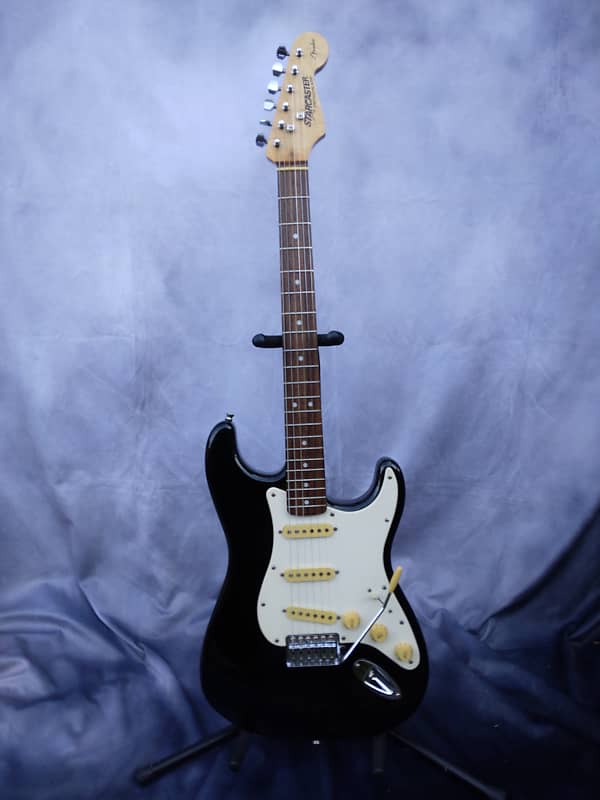 Fender Starcaster Stratocaster Clone 2005 - Black | Reverb