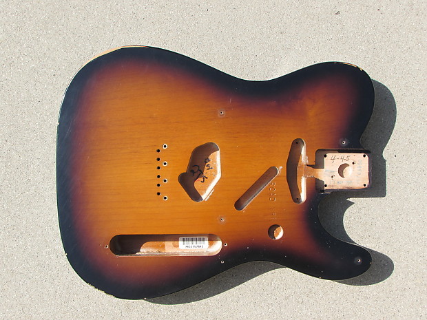 Fender Genuine Road Worn Tele Relic Sunburst Body | Reverb