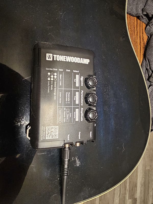 HONZ Tech ToneWood Amp for Acoustic Guitar 2010s - Black | Reverb