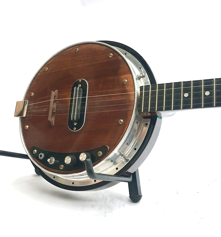 Vintage 1970s-1980s Hand Built Electric 5 String Banjo | Reverb