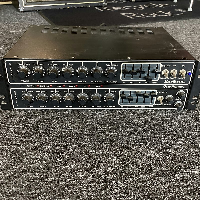 Mesa Boogie Quad Preamp Rack Mounted Preamplifier | Reverb