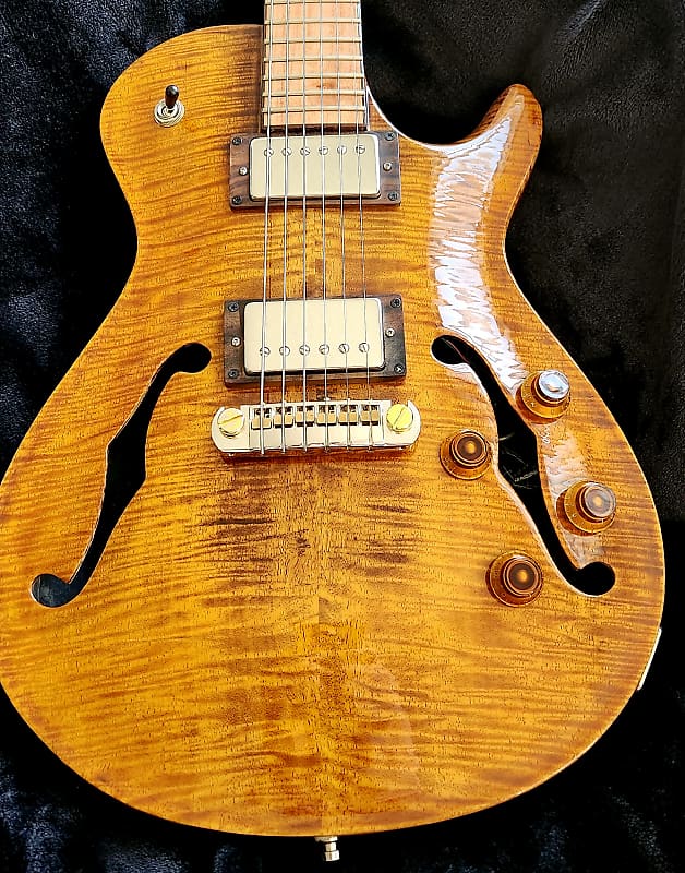 SJ Custom Guitars Singlecut hollowbody ,Prs 57/08 TM Pickups, | Reverb