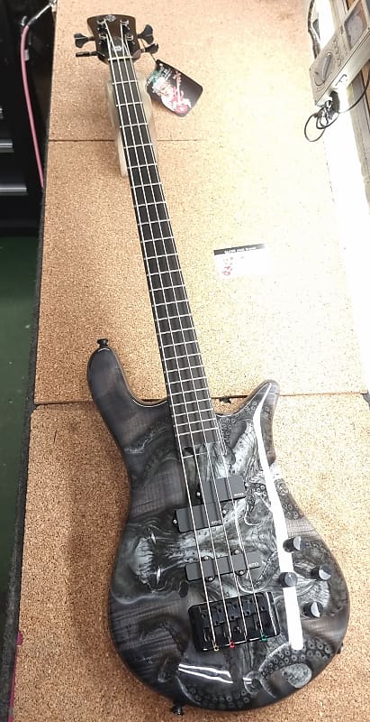 Spector EURO 4 LE SQUID 2021 - Black Stain Gloss | Reverb