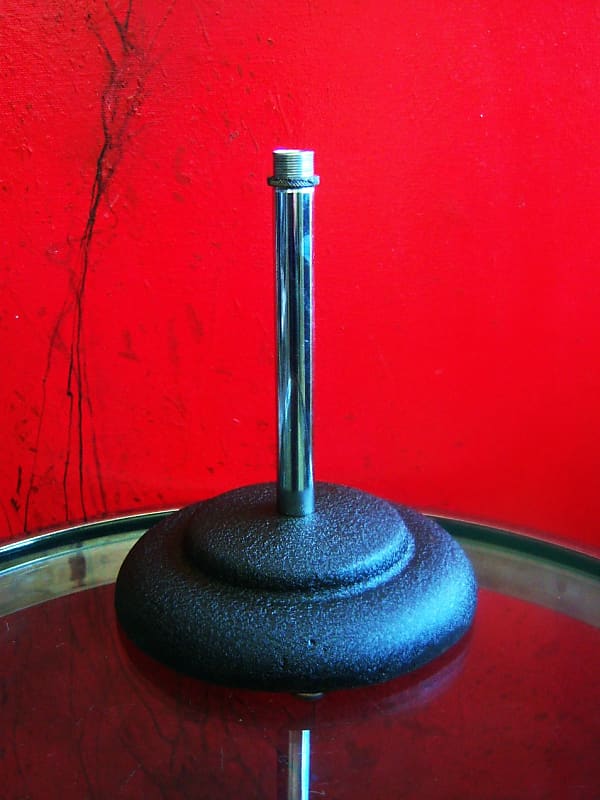 Vintage 1940's Atlas Sound DS5 cast iron microphone desk | Reverb