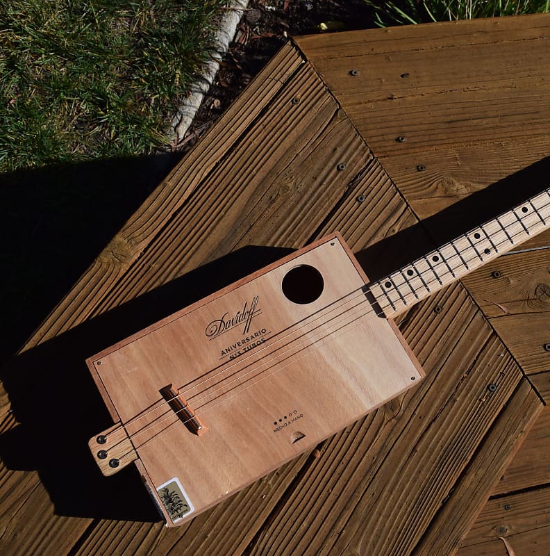 Cigar box guitar, 3-string guitar, cbg | Reverb