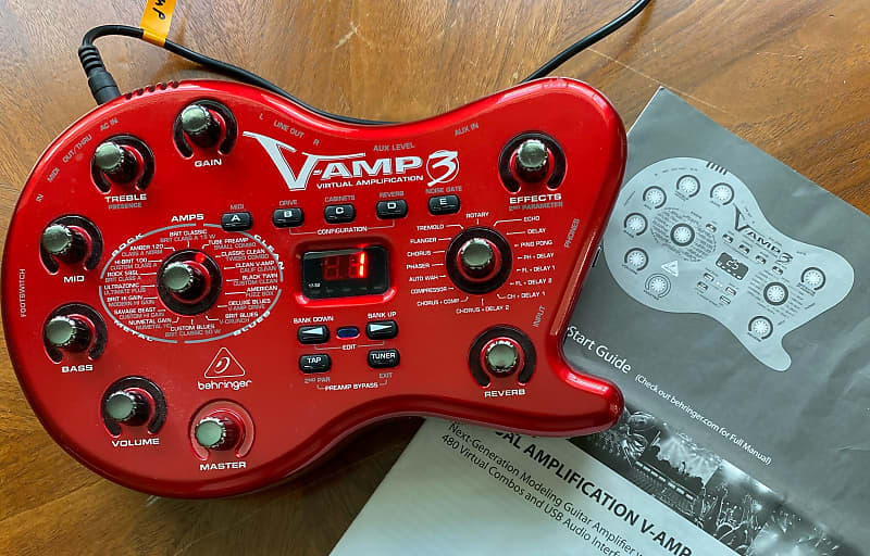 Behringer V-AMP 3 Virtual Guitar Amp with MIDI and USB | Reverb