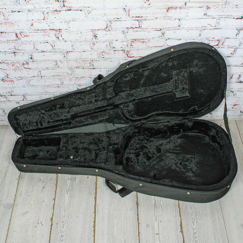 Unbranded - Dreadnought Acoustic Guitar Polyfoam Case - Black | Reverb