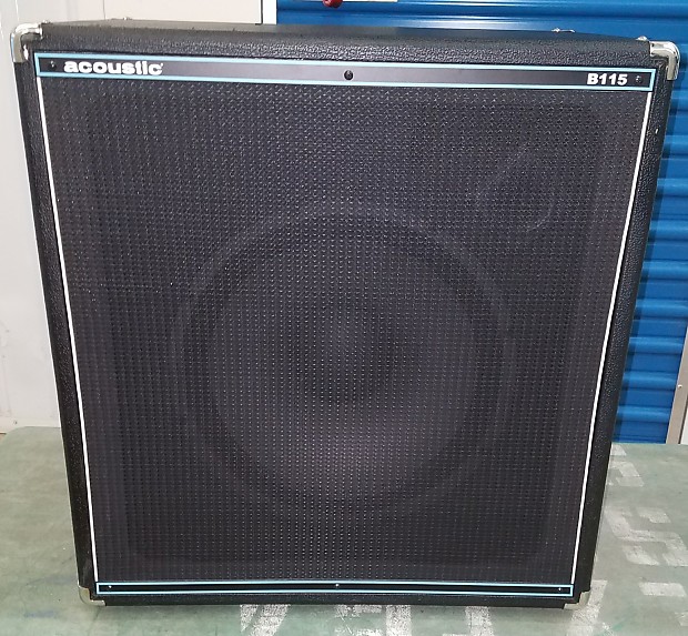 Acoustic B115 Bass Cabinet Black Tolex | Reverb