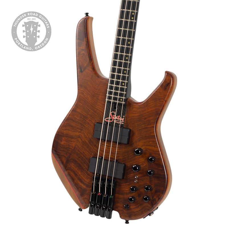 2017 Status Graphite S2 Classic Headless Bass Figured Walnut | Reverb