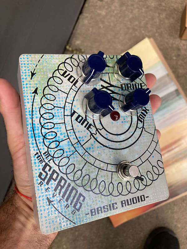 Basic Audio Analog True Spring Reverb Electric Guitar Pedal - | Reverb