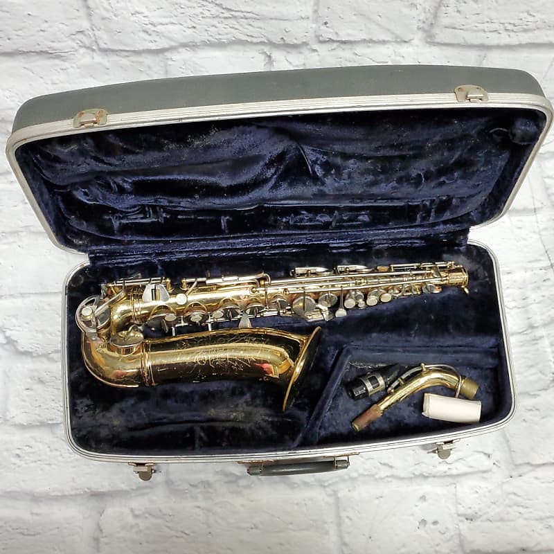 Conn 1969 Alto Saxophone with Case and Mouthpiece | Reverb