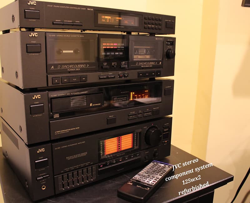 JVC HIFI Stereo Components System Serviced. Fully Functional | Reverb