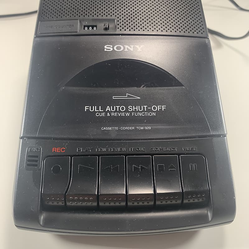 Vintage Sony Cassette Tape Recorder Player Serviced/Restored | Reverb