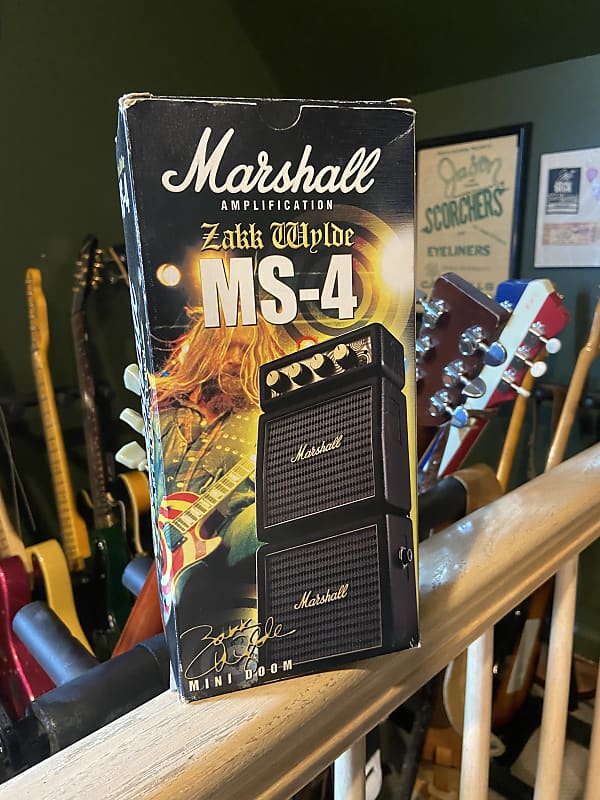 Marshall Zakk Wylde MS-4 Micro Stack Portable Guitar Amp | Reverb