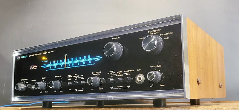 PIONEER SX-770 AM/FM STEREO RECEIVER SERVICED AND RECAPPED | Reverb