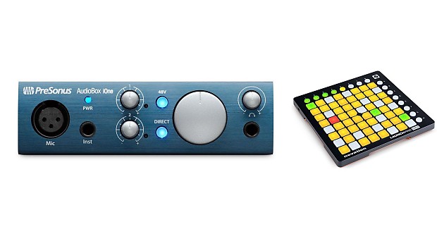 PreSonus AudioBox iOne w/ Novation Launchpad Mini Controller | Reverb