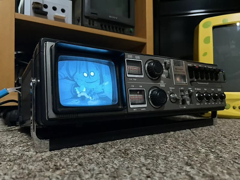 Vintage 1979 Sharp TRI-MATE 3T-59 AM/FM Radio/TV/Cassette | Reverb