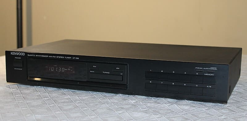 Kenwood KT-58 Quartz Synthesizer AM/FM STEREO TUNER & Manual, | Reverb