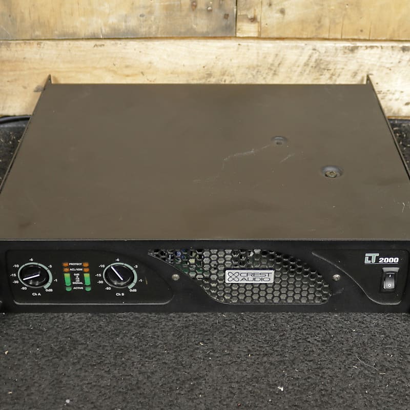 Crest Audio LT2000 2400W Power Amp "Excellent Condition" | Reverb