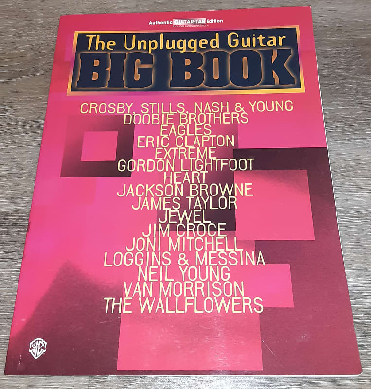 THE UNPLUGGED GUITAR BIG BOOK - TAB SONGBOOK - TABLATURE | Reverb