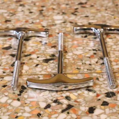 Ludwig USA 4 1/8" Chrome T Rods 3pk Vintage 1960's | Reverb Australia