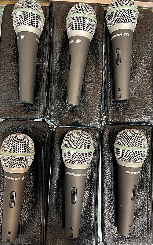 Samson Q6 Six Pack Dynamic Vocal Microphone (San Antonio, TX) | Reverb