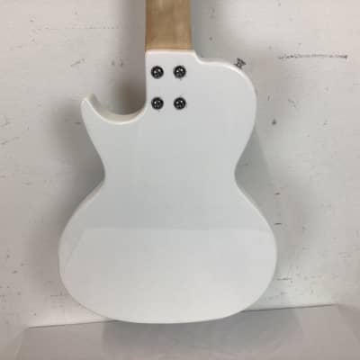 Used Luna LP-STYLE BASS Bass Guitars White | Reverb