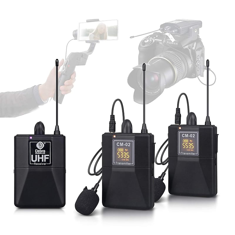 Uhf Microphone With 30 Selectable Channels For Dslr Camera | Reverb