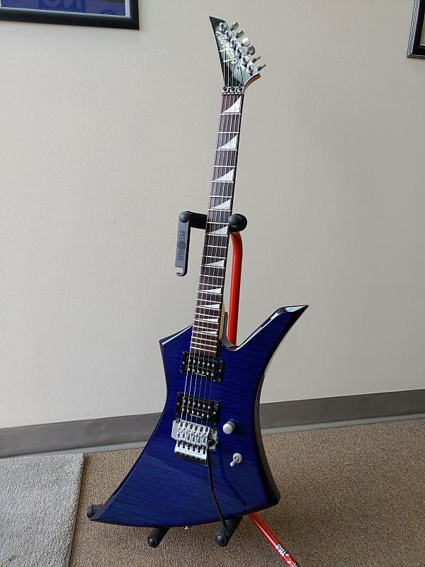 Jackson Kelly 1996 - Blue Tiger Maple | Reverb