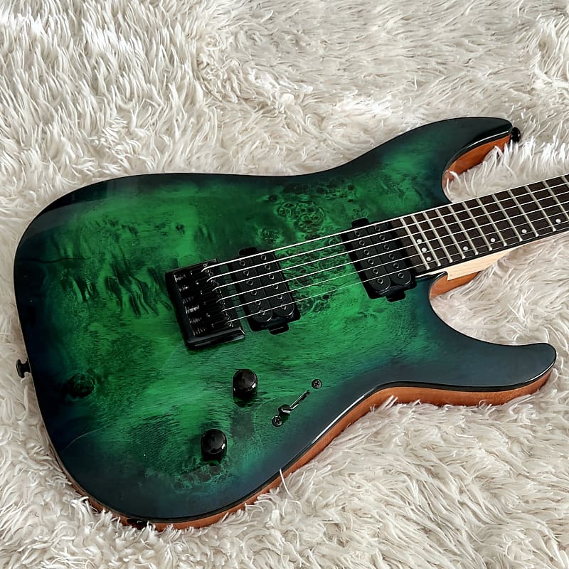 Schecter CR-6 Aquaburst Electric Guitar w/ USA Apocalypse-II | Reverb