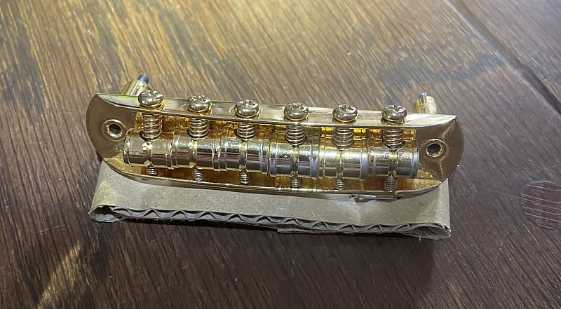 Gold Mustang Bridge | Reverb