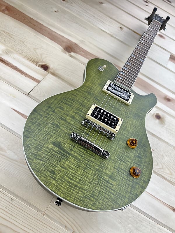 Friedman METRO D 3A Flame Top Satin Reseda Green w/ Black | Reverb