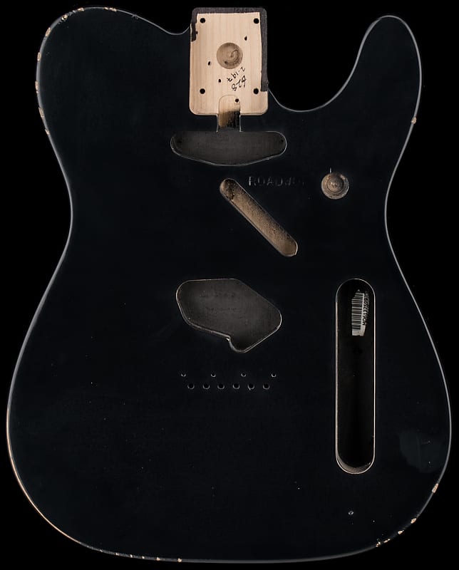 Fender Road Worn 50's Telecaster SS Alder Body - Black #27599 | Reverb