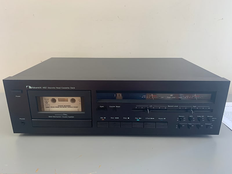 Nakamichi 482 Discrete Head Cassette Deck * Fully Serviced | Reverb