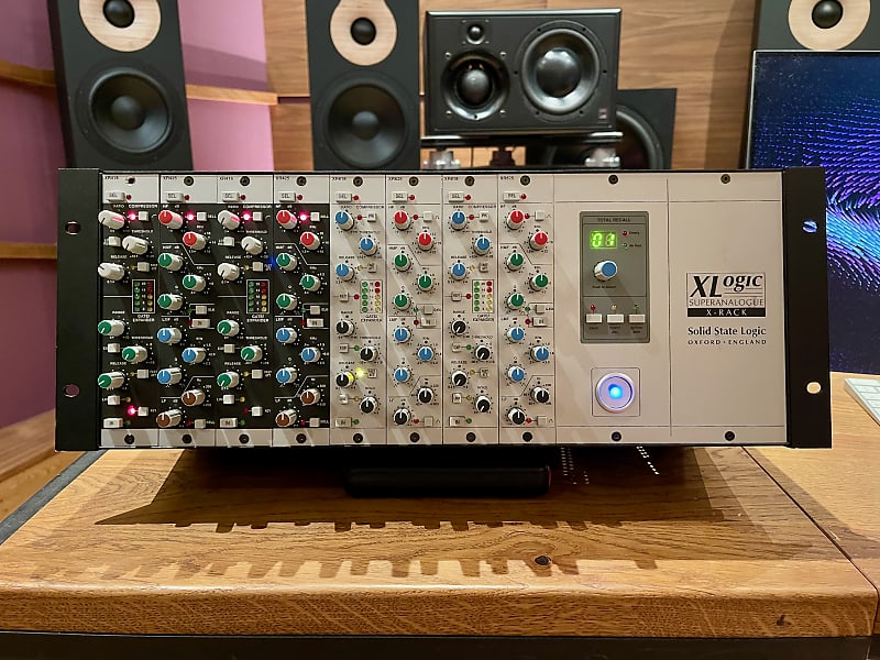 Solid State Logic SSL X-Rack Chassis loaded with 4x EQ & | Reverb UK