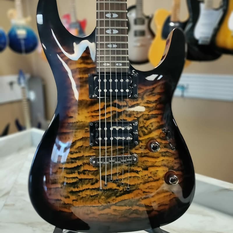 Dean Vendetta 4.0 - Tiger Eye 6-String Electric Guitar w/ | Reverb