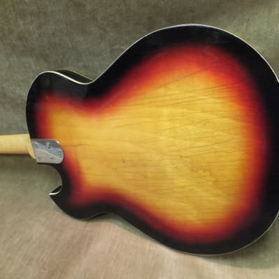 1960's StradOLin Rare Electric Semi Hollowbody MIJ Sunburst | Reverb